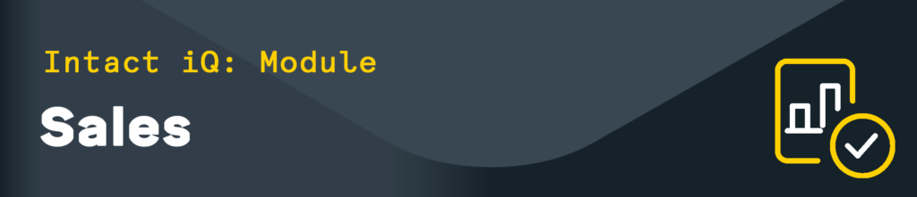 Sales – Intact iQ Hub