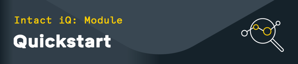 QuickStart – Intact iQ Hub