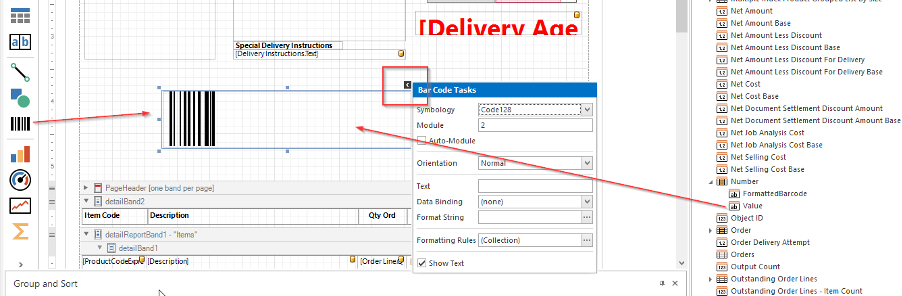 Adding a Barcode to a Form – Intact iQ Hub