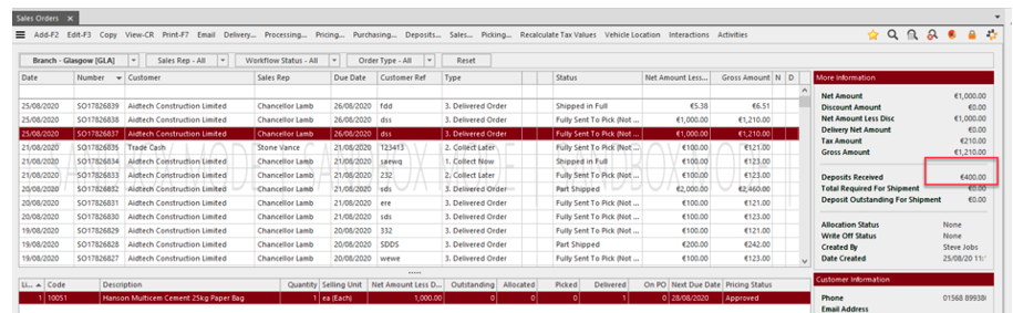VAT Rate Change: Partially Deposited Orders – Intact iQ Hub