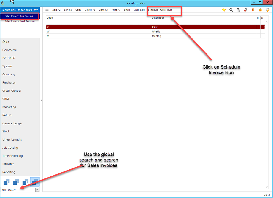 How to Schedule a Invoice Run – GenetiQ On-Premise Hub