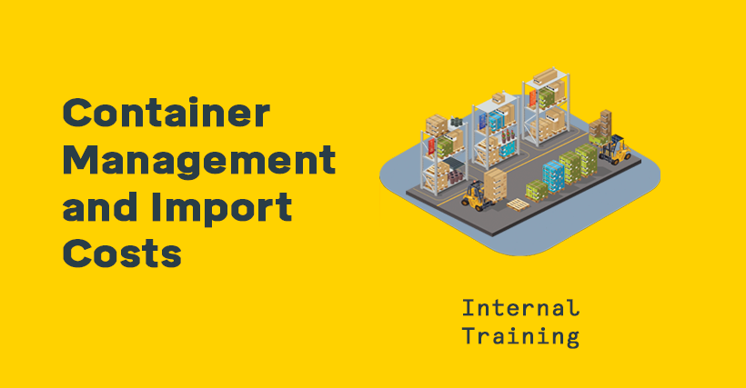 Internal Training: Container Management and Import Costs – Intact iQ Hub