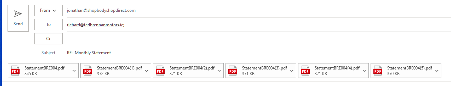 Outstanding Invoices and Credit Notes on Statement – Intact iQ Hub