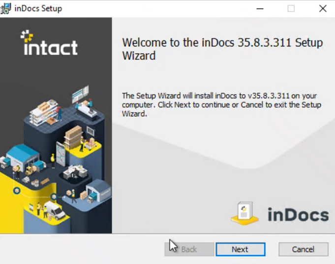 Installing the application – Intact iQ Hub