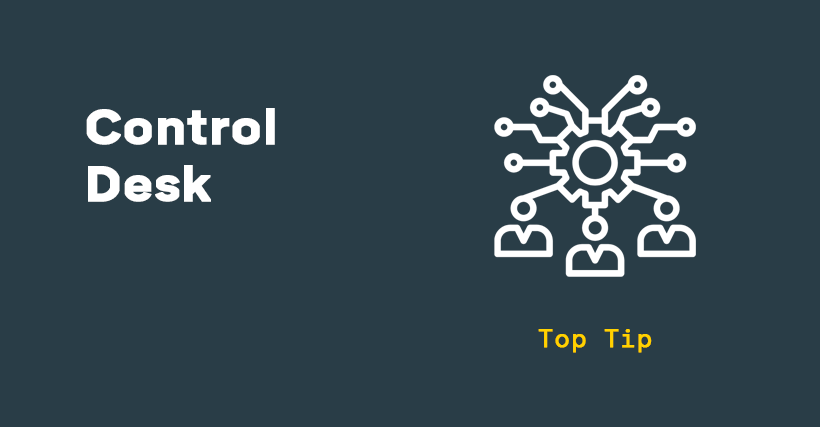 Top Tip - Control Desk – Intact iQ Hub